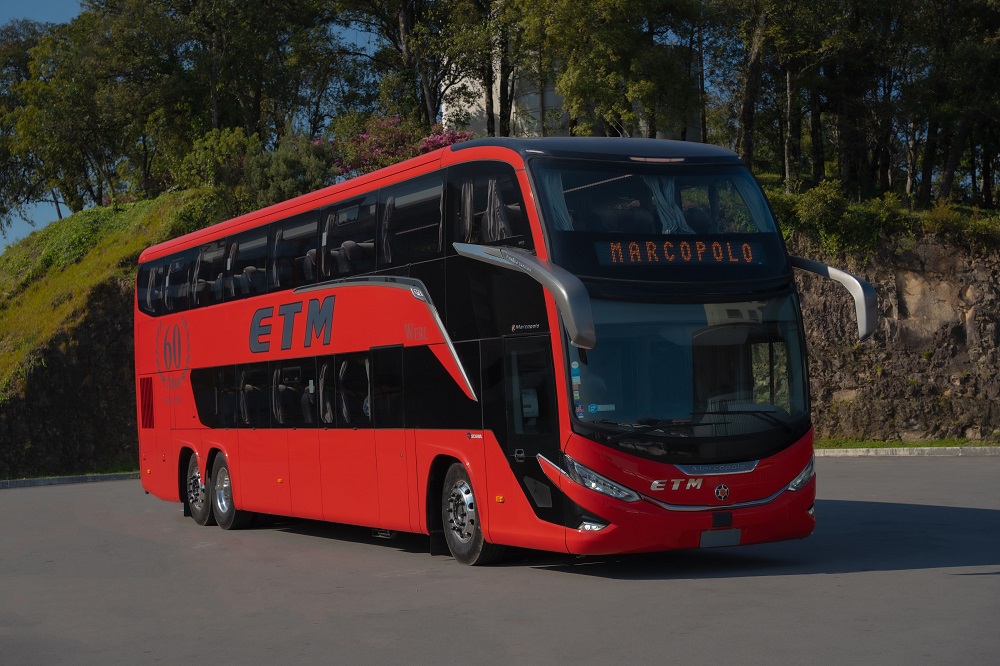 ETM, DO CHILE, COMEMORA 60 ANOS E RENOVA FROTA COM 20 ÔNIBUS PARADISO ...